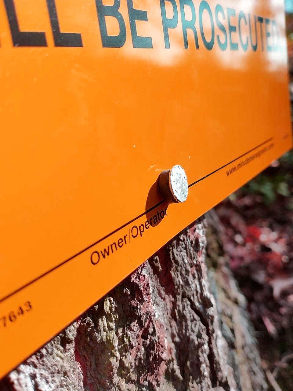 Minuteman Signs Aluminum No Trespassing Motorized Vehicles Signs Bulk ...