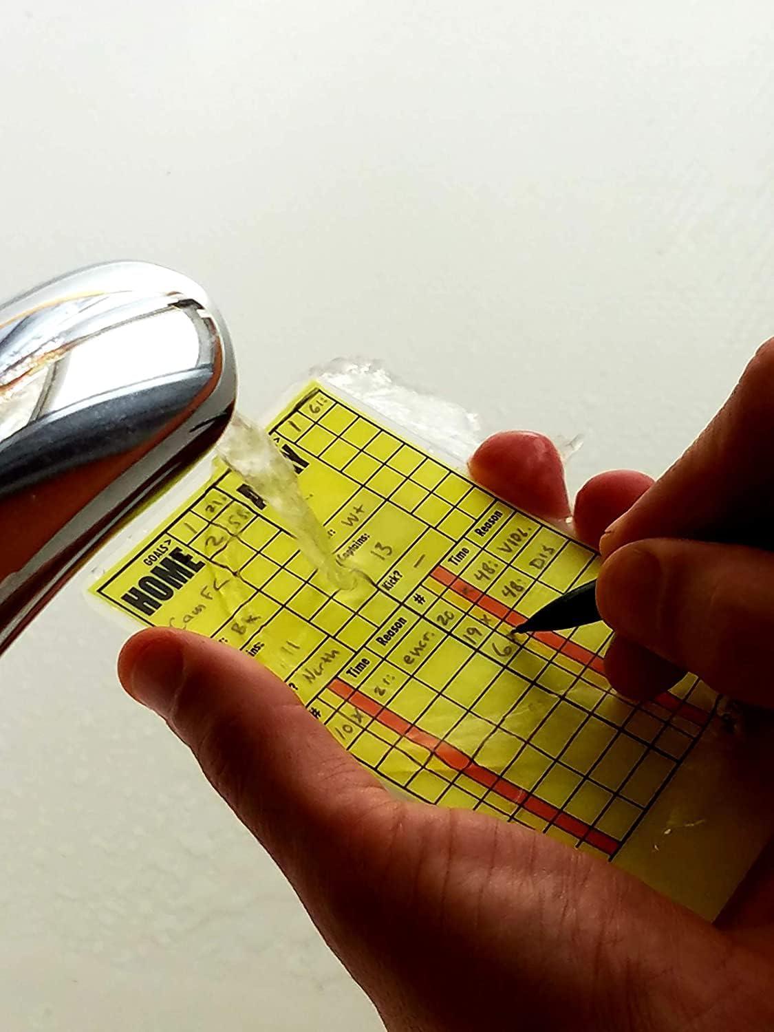 Soccer Referee Cards Set - Neon Bright Red/Yellow | Premier Write-on ...