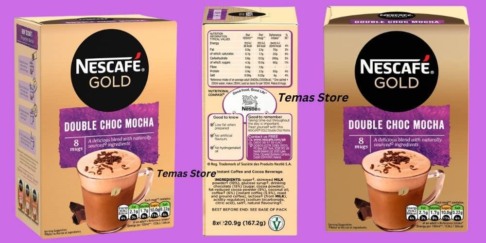 Temas Instant Coffee Mocha Bundle Contains 48 x Nescafe Gold Double ...