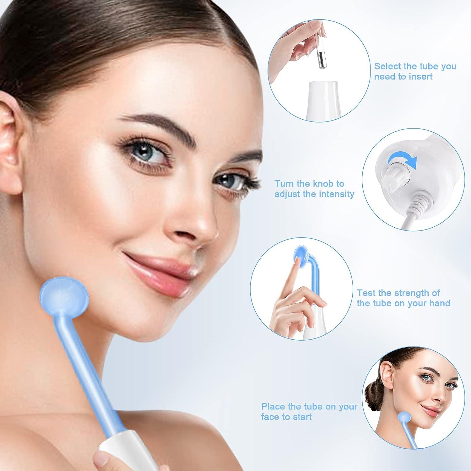 mcwdoit High Frequency Facial Wand - Portable Beauty Machine for Face ...