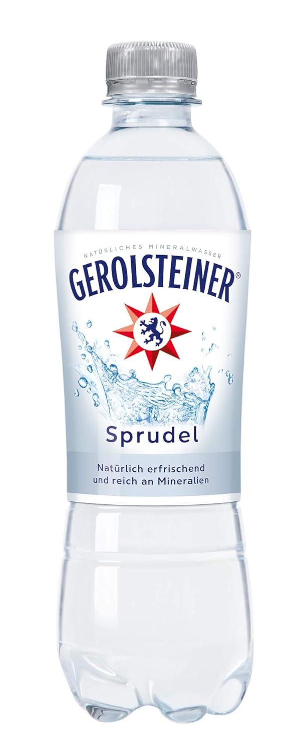 Buy Gerolsteiner Sparkling Water 24x500ml - Refreshing Natural Mineral Water in Disposable ...