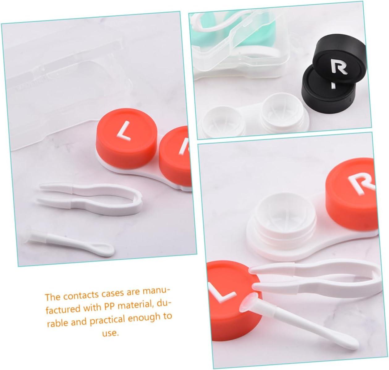 GATUIDA 24-Pack Colored Contact Lens Containers - Practical Case ...