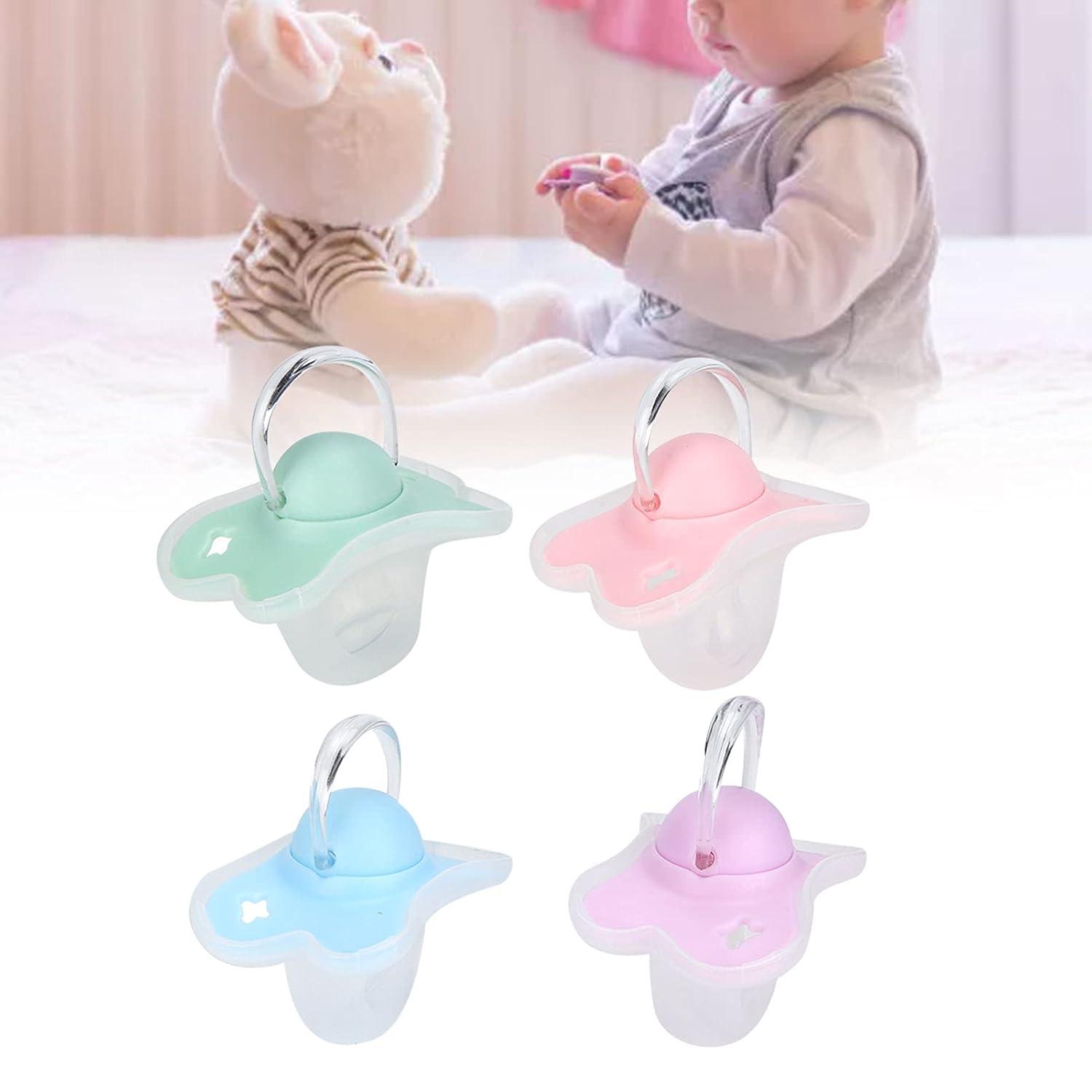 Orthodontic Pacifier 4 Pack | Natural Rubber Newborn Essentials | Baby ...
