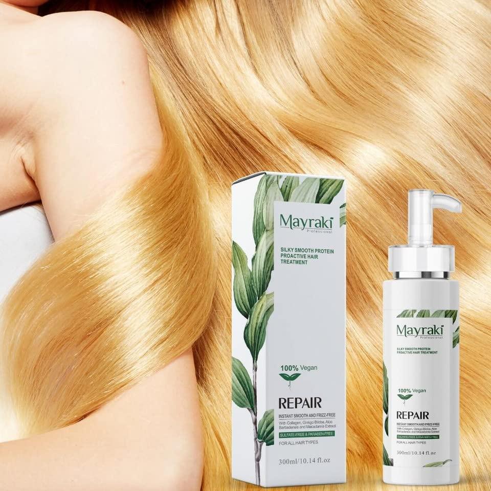 Mayraki Silky Smooth Protein Hair Repair Treatment Set | Instant Smooth ...