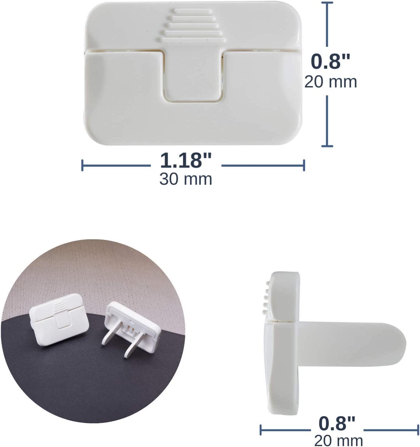 Bates- Outlet Covers 15 Pack 2 Prong Outlet Covers Baby Proof Outlet ...