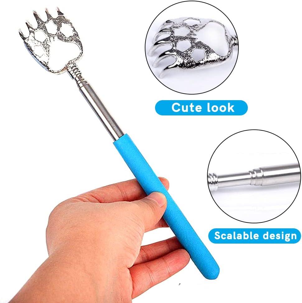 ROXNVM Back Scratchers - 2-Piece Stainless Steel Bear Claw Massage ...