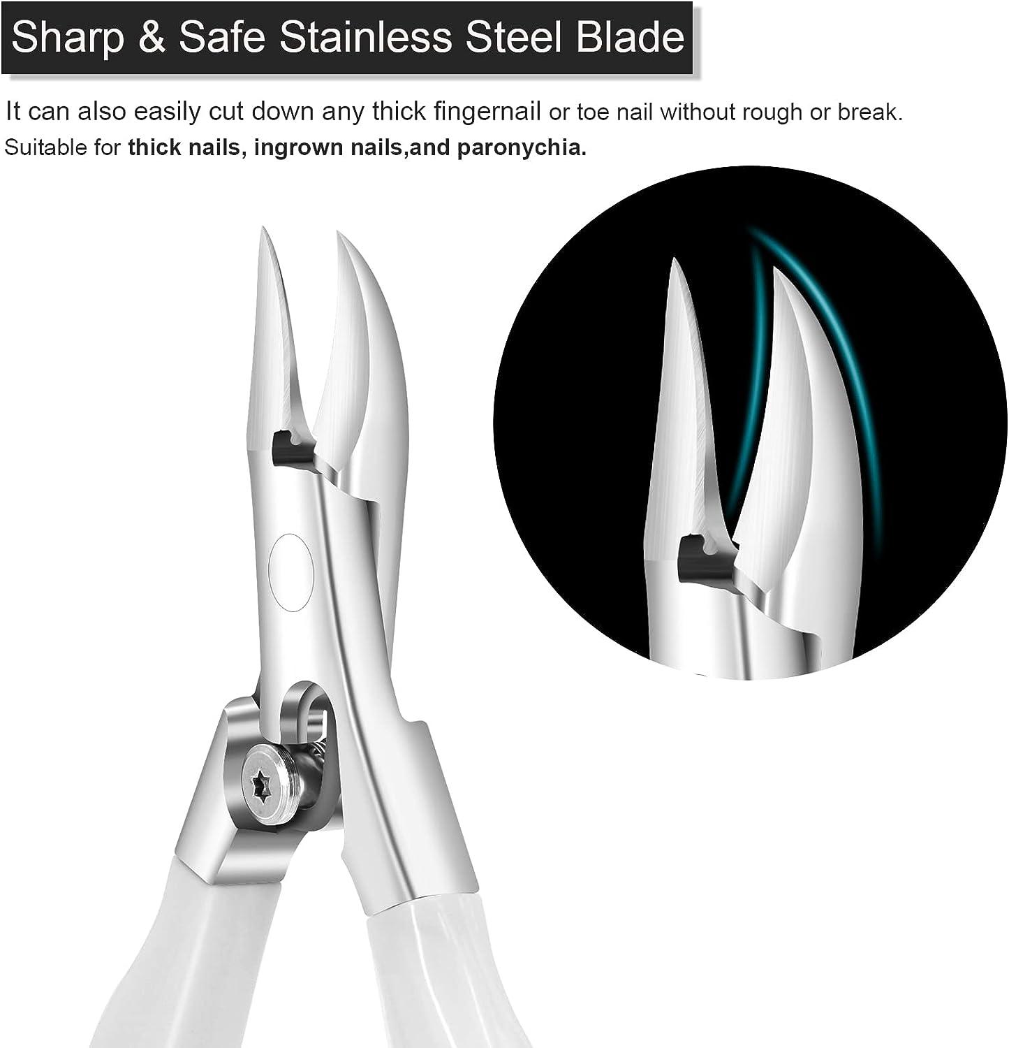 Professional Toe Nail Clipper for Ingrown and Thick Toenails ...