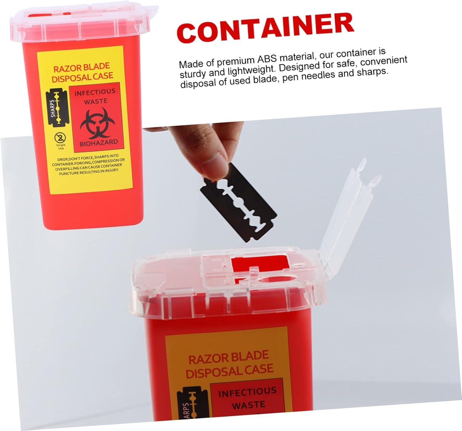 Buy Callaron Mini Plastic Waste Bucket - Sharp Objects Disposal Bin ...