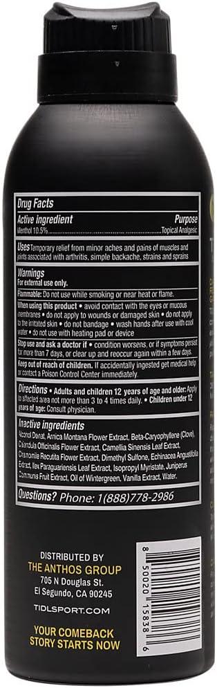 Plant Powered Cryotherapy Spray - 3oz Topical Recovery Solution | Buy ...