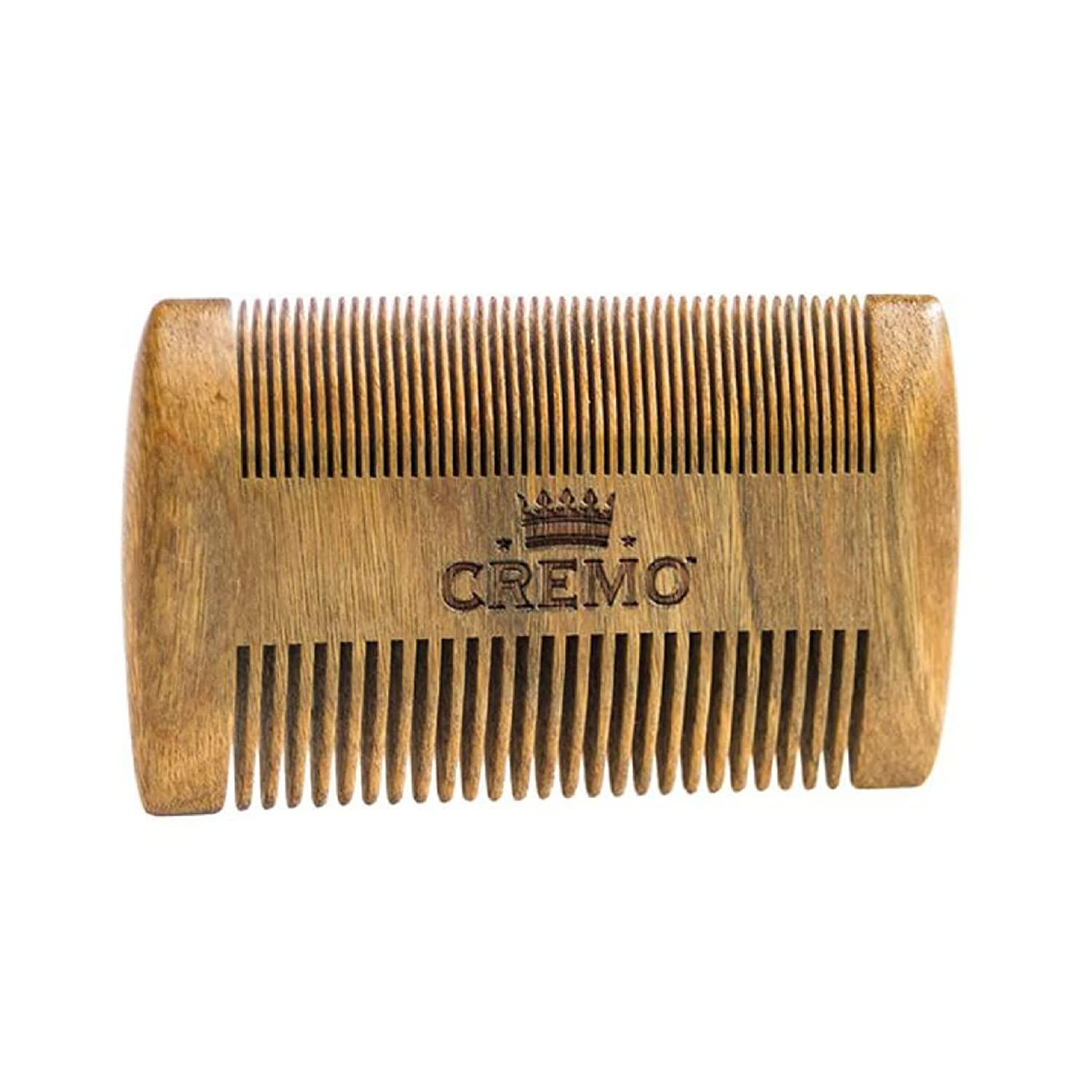 Cremo Verawood Dual-Sided Beard Comb for Grooming and Shaping ...