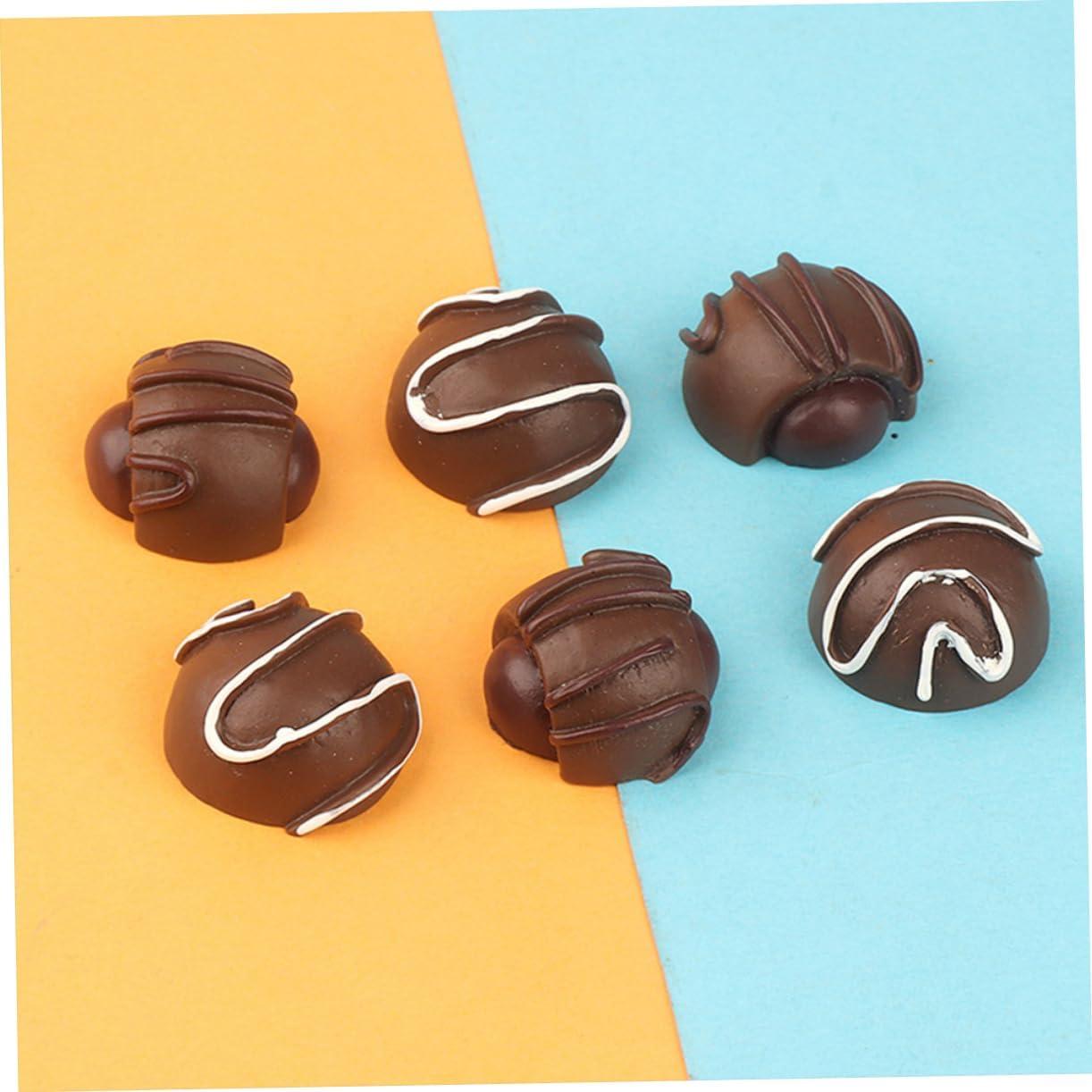 ERINGOGO 12pcs Simulation Chocolate Models Interesting Fake Chocolate ...