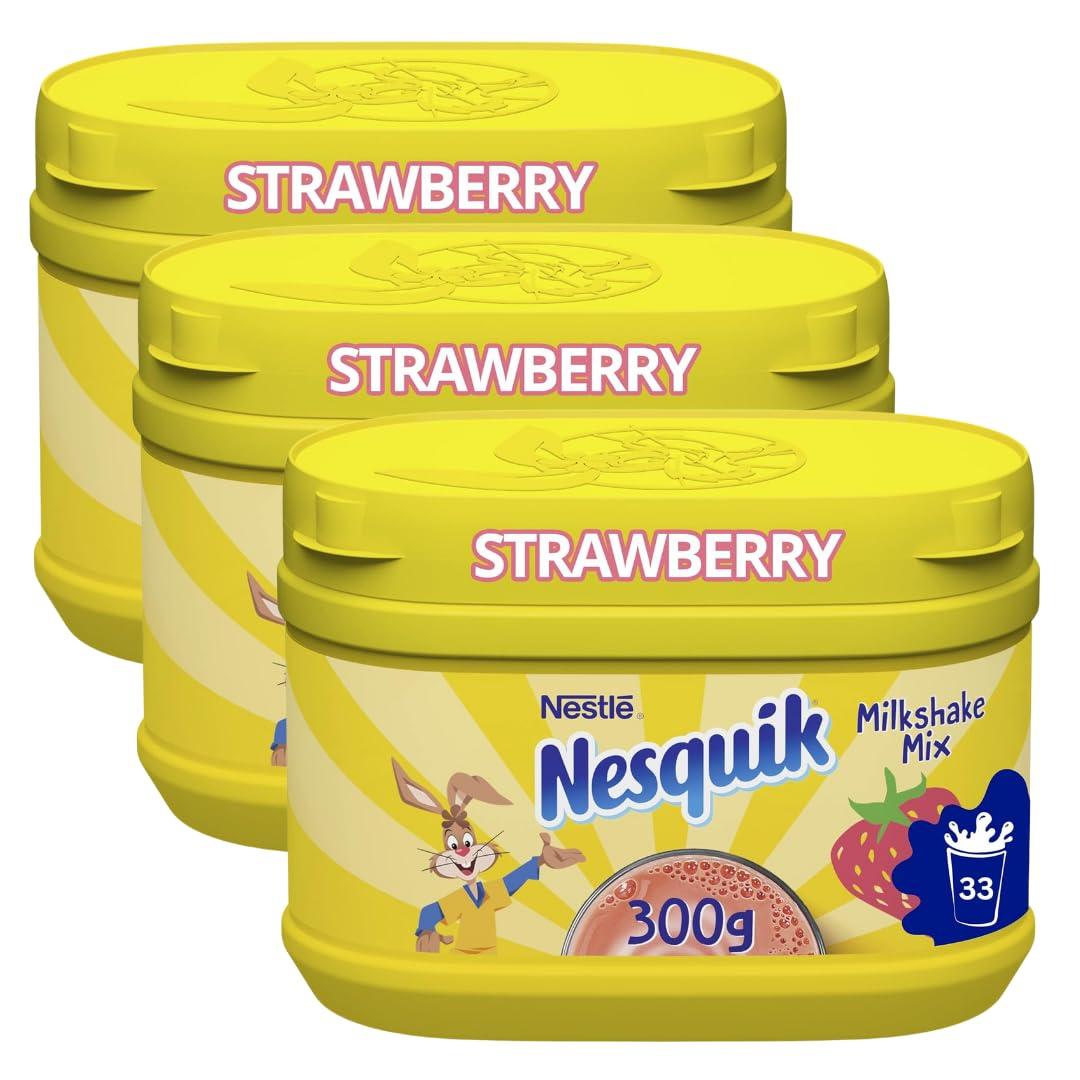 Milkshake Mix Bundle Containing Nestle Nesquik Strawberry Milkshake Mix ...