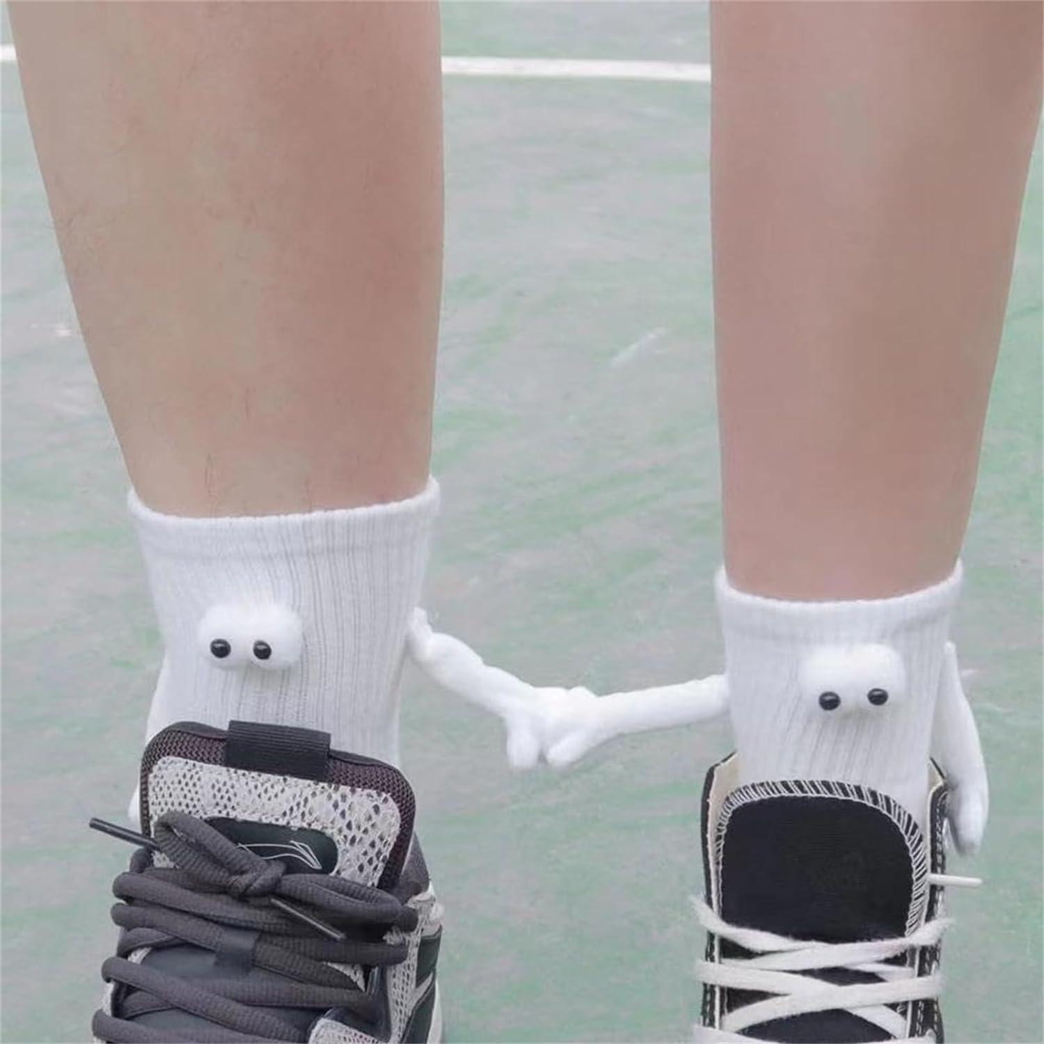 OSMARI Funny Magnetic Suction 3D Doll Couple Socks - Unisex Funny ...