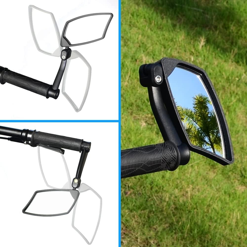 Briskmore Bar End Bike Mirror High Definition Convex Glass Lens