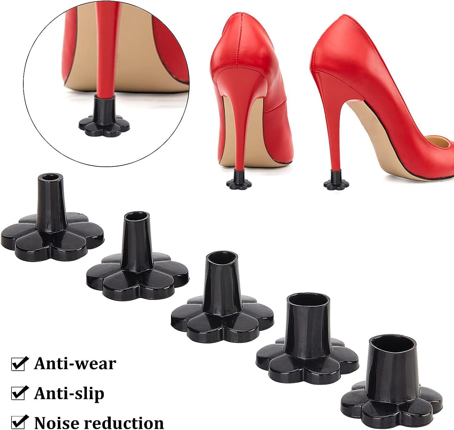 Stallry 10 Pairs High Heel Protectors for Wedding Shoes - Clear Grass ...