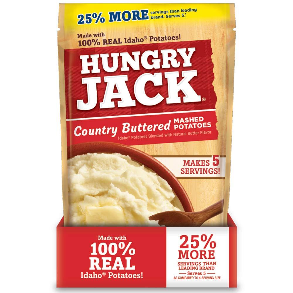 Hungry Jack Mashed Potatoes - Country Butter Flavor, 100% Idaho ...