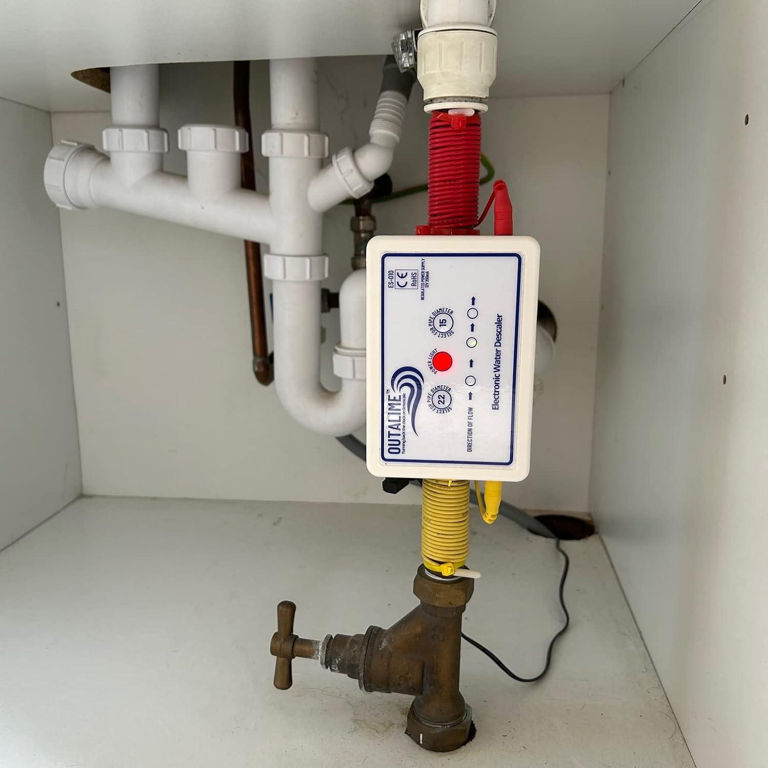 OutaLime Electronic Water Softener - Salt free System Descaler and ...