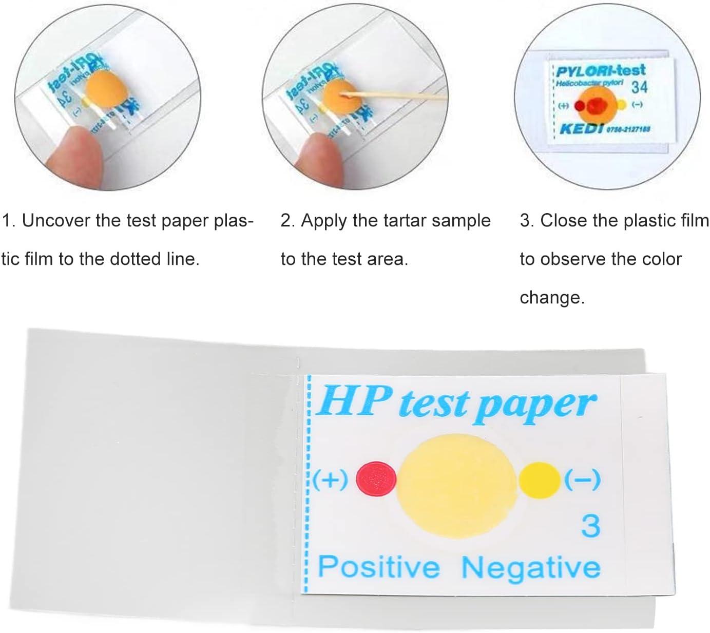 Pack of 10 Home H Pylori Rapid Test Paper with Toothpicks for Gut ...