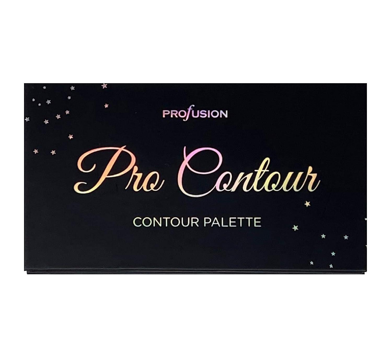 Profusion Cosmetics Pro Contour Palette Lightweight 3 Bronze & 3 Matte ...