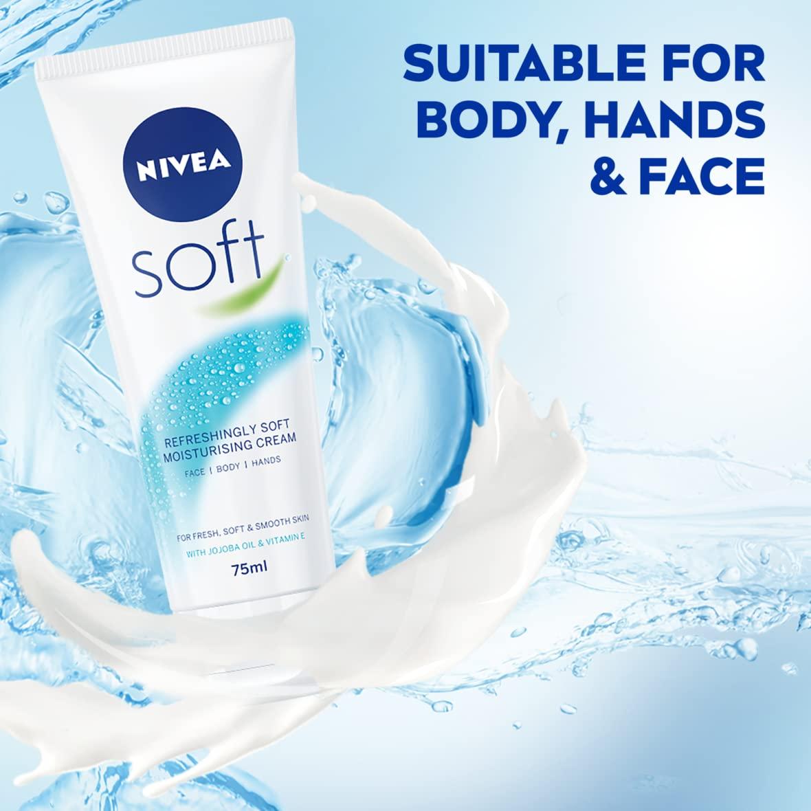 Nivea Soft Tube Moisturising Body Cream 75 ml