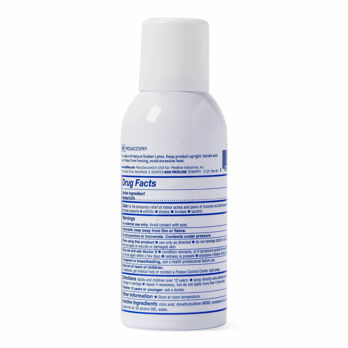 Medline ActivICE Spray Cooling Gel for Arthritis Pain Relief - 4 oz (3 ...