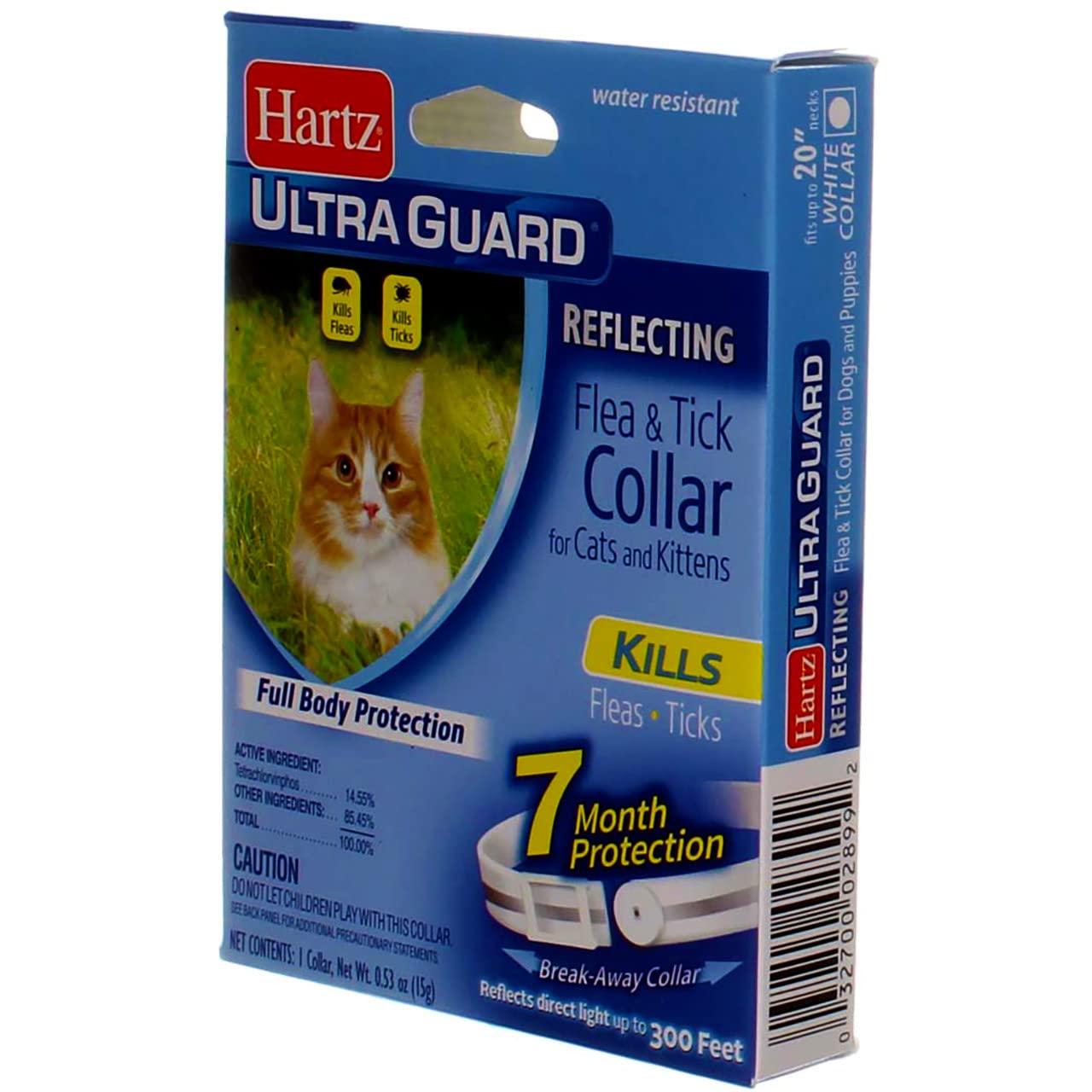 Hartz Ultra Guard Reflecting Flea & Tick Cat Collar - Pack of 12 ...