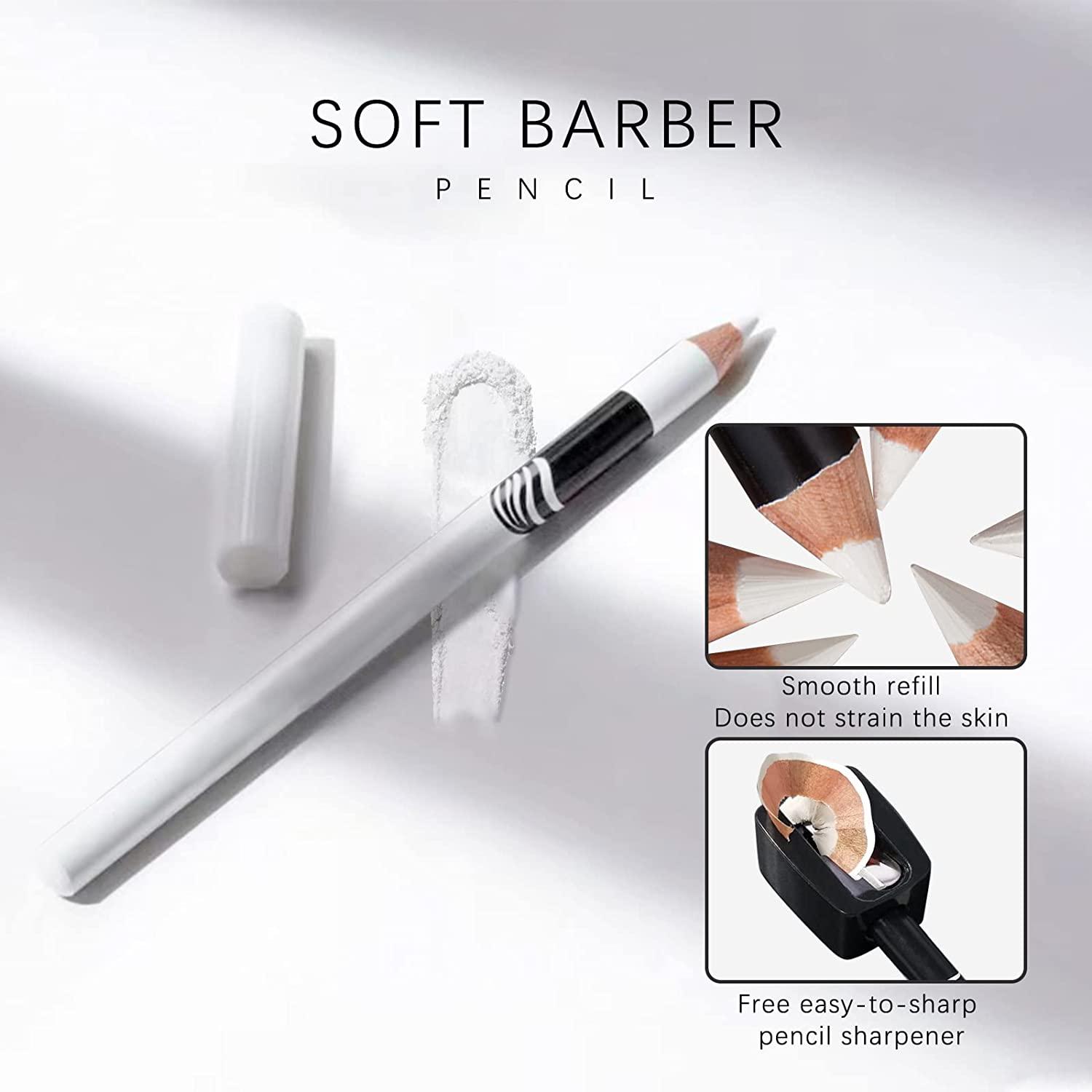 NewBang 12PCS Barber Pencil Hairline & Beard Outliner Pencils with ...