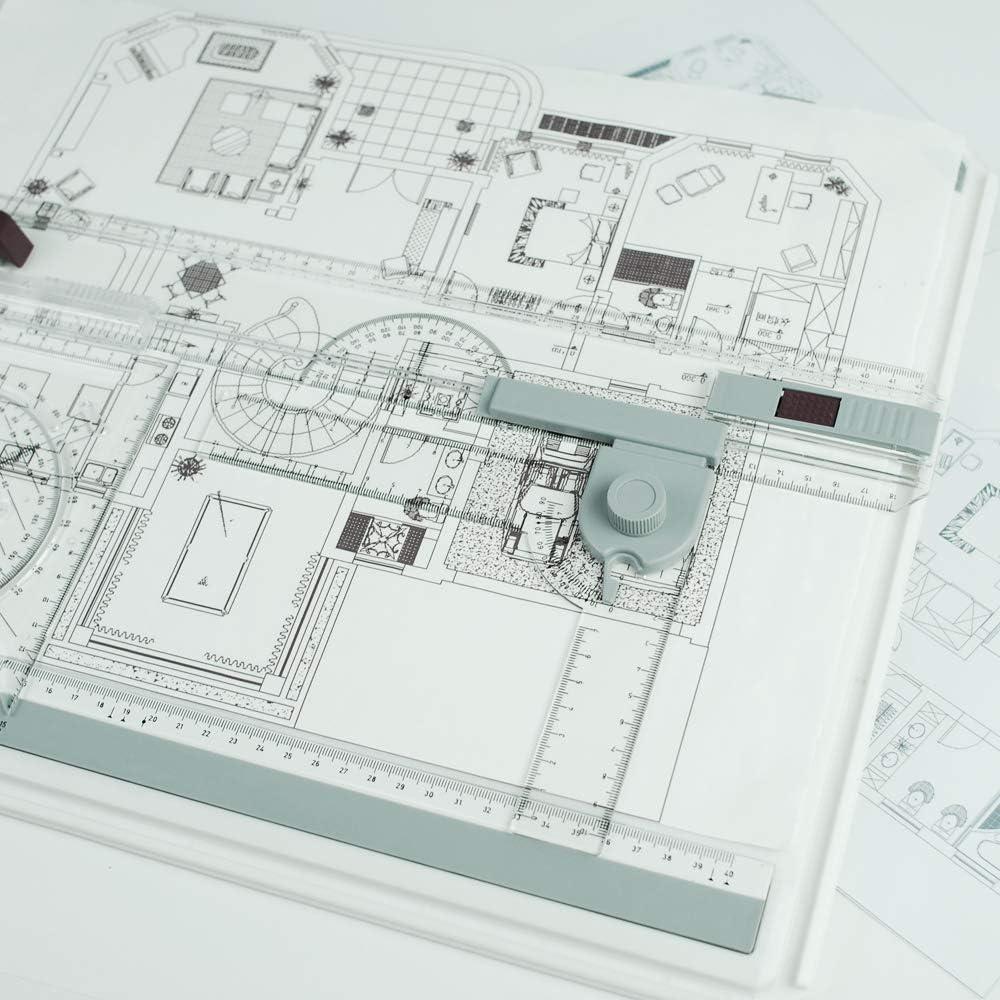 JILoffice A3 Drawing Board, Lightweight Multi-Funtion Drafting Table ...