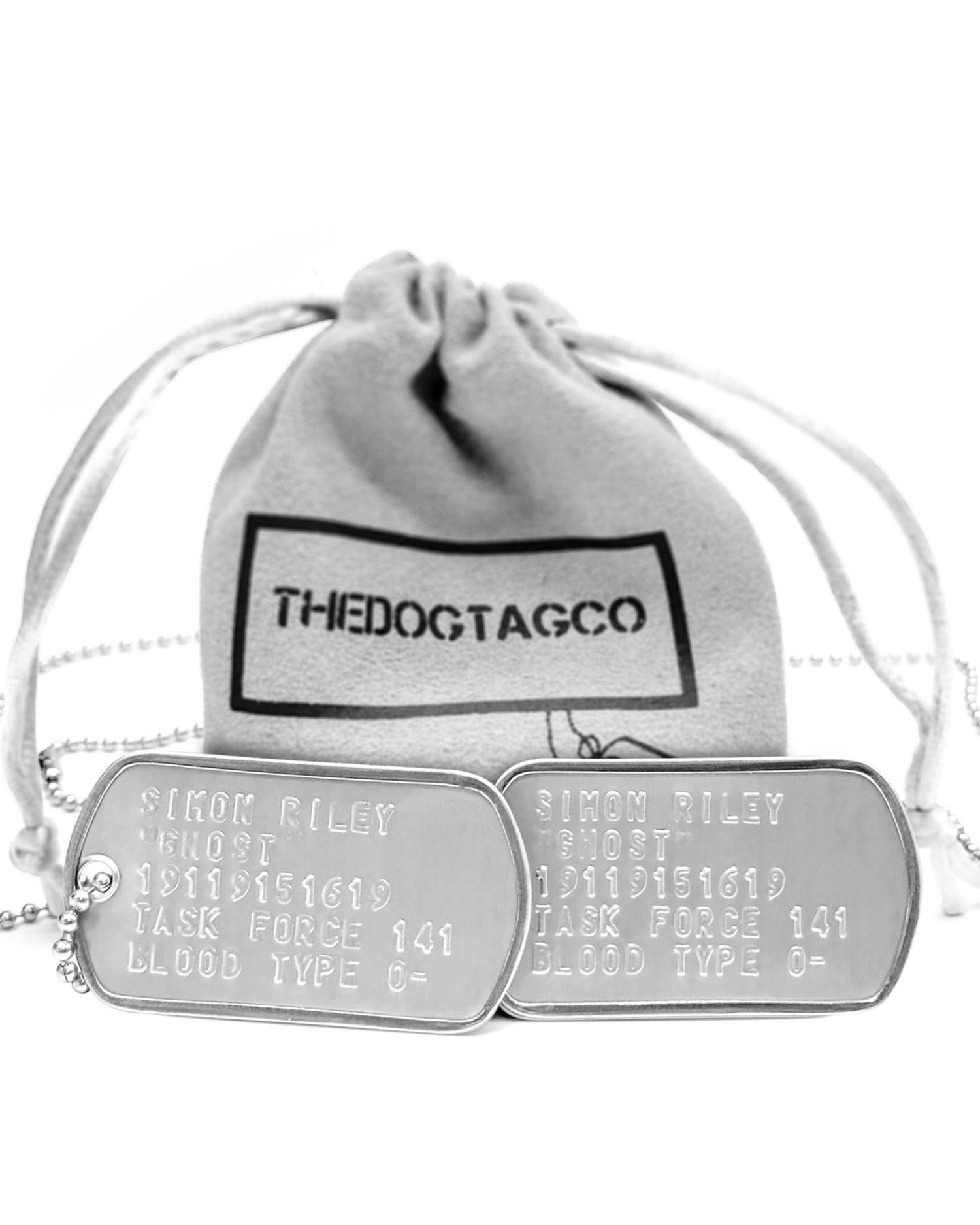 Simon 'Ghost' Riley US Military Dog Tags - Replica Collector's Item ...