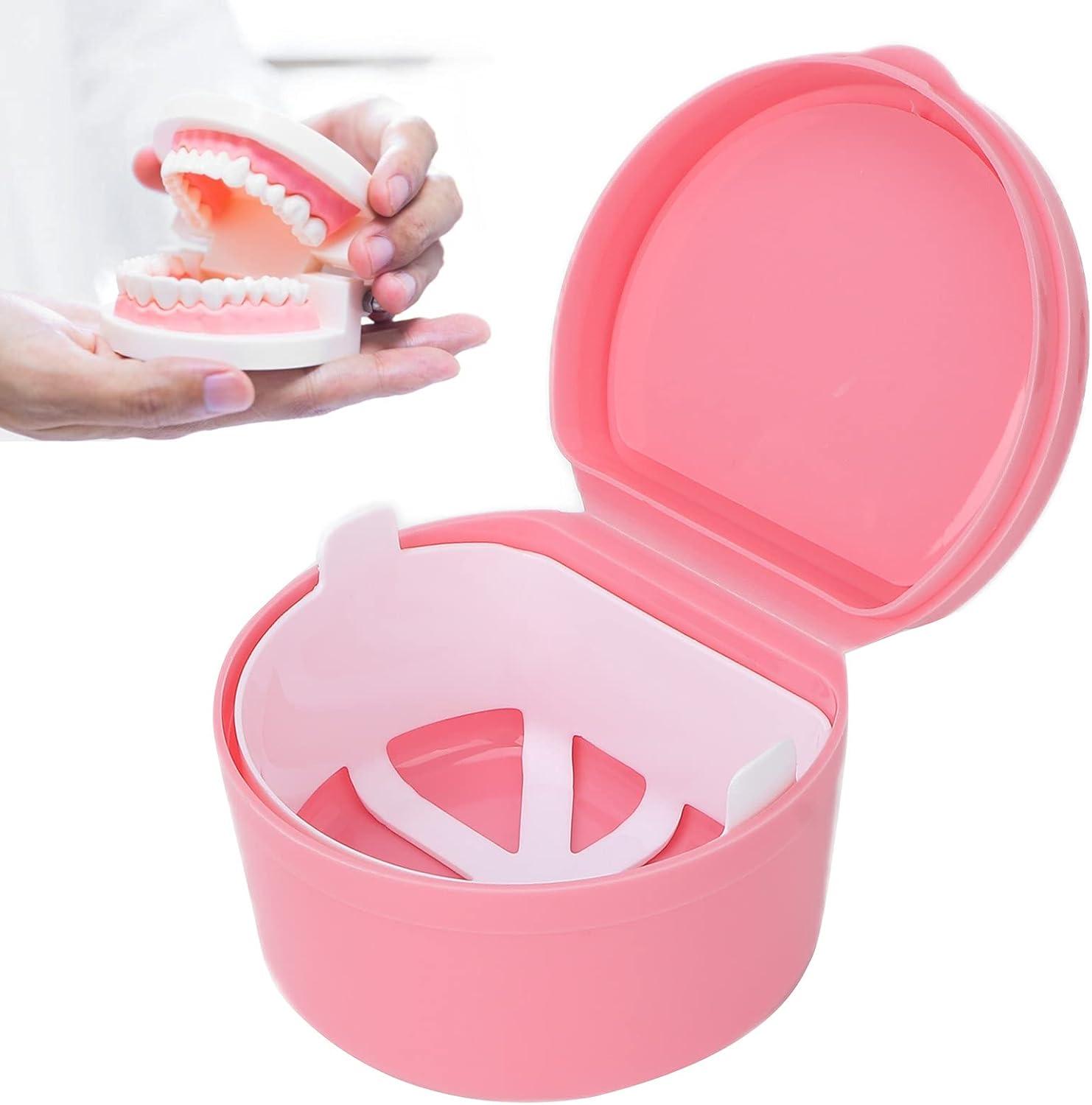 Buy Pink Dental Retainer Box | Sanitary Mouth Guard Container & Jewelry ...