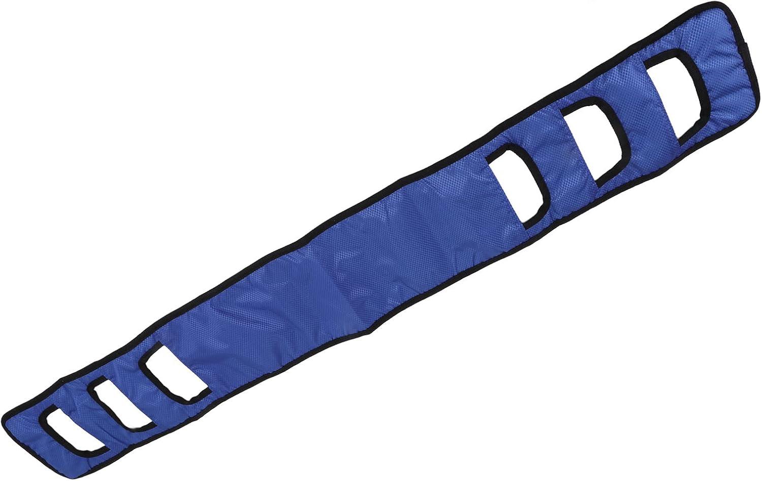 Patient Transfer Belt Mobility Aid - Blue Gait Belt for Safe Patient ...