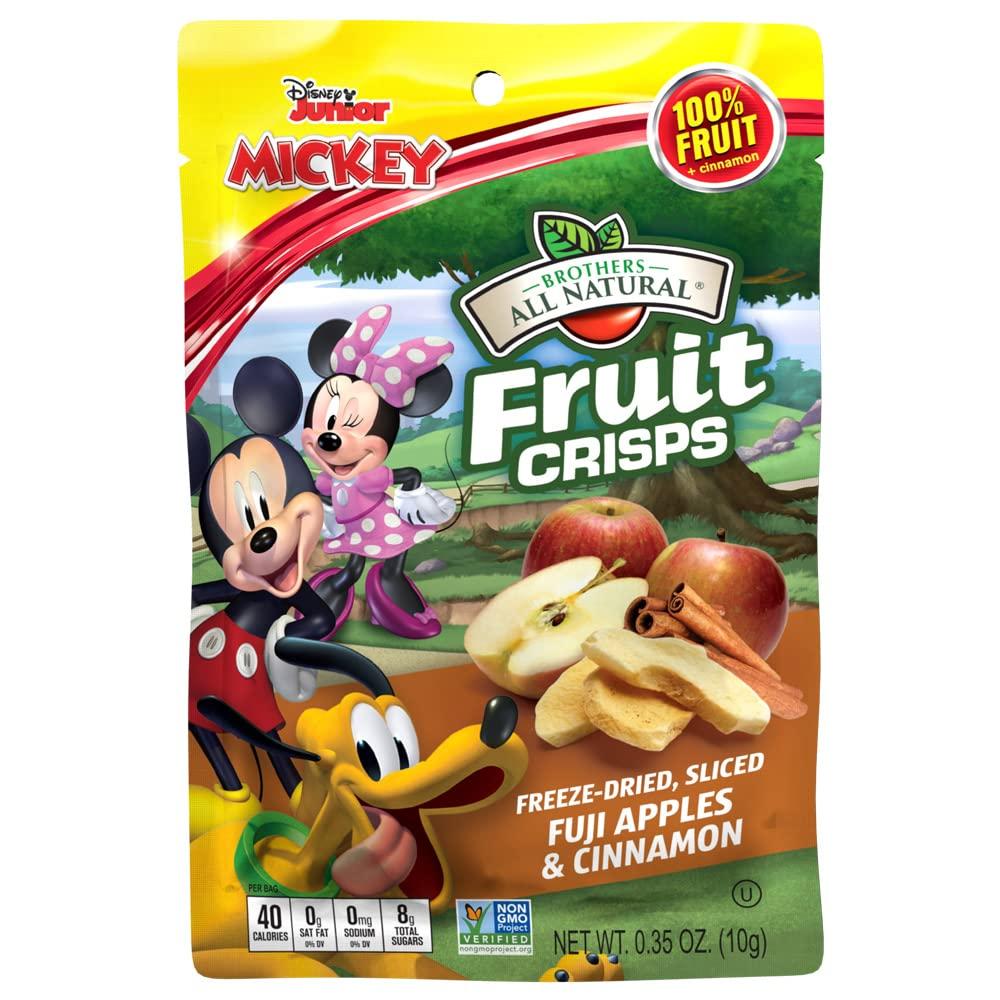 Brothers-ALL-Natural Mickey Mouse Apple-Cinnamon Fruit Crisps - 0.35oz ...