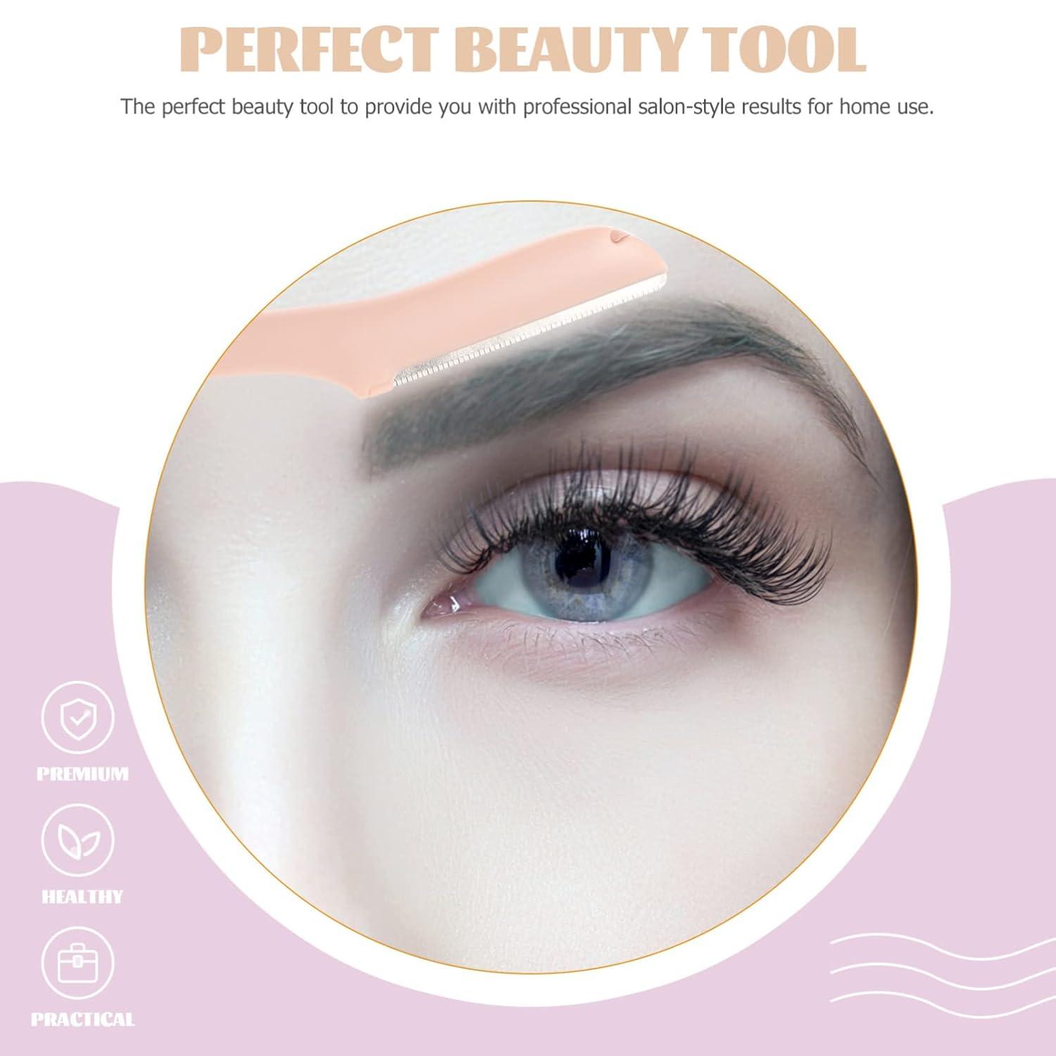 FRCOLOR Eyebrow Trimmer Razors - 20 Pack Safety Dermaplaning Tools for ...