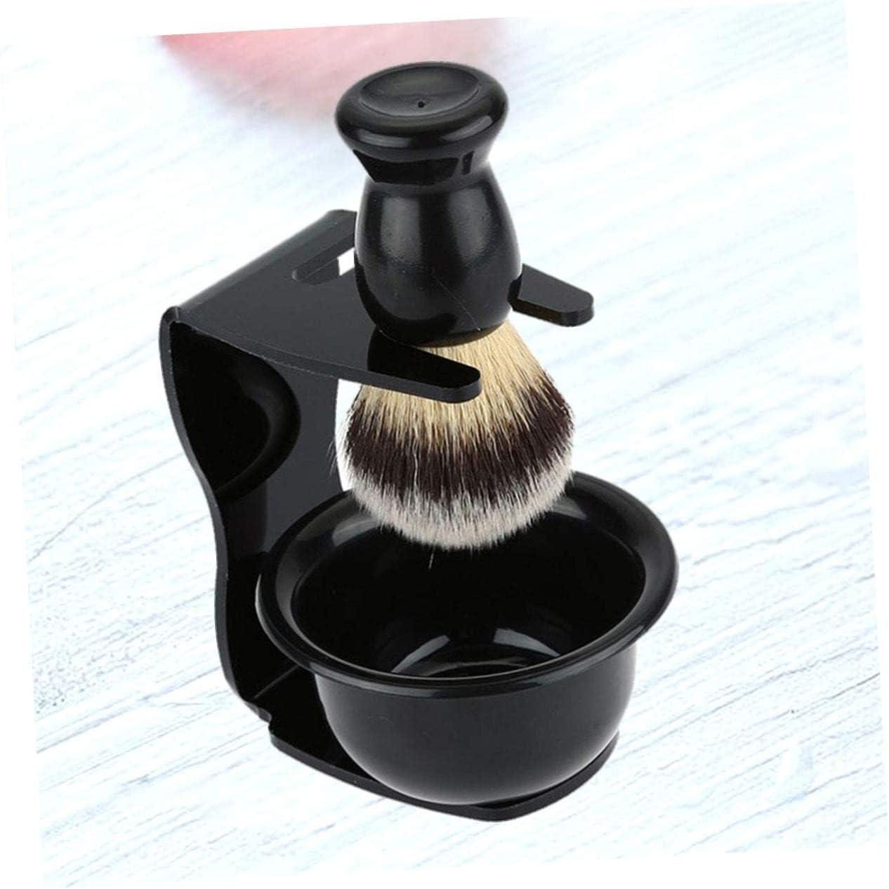 Minkissy Grooming Kit for Men - Shaving Set with Stand Bowl Razor Brush ...