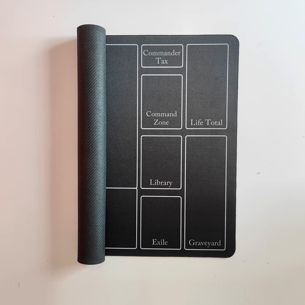 Starry Sky 14x24in MTG Playmat with EDH/Commander Zone Layout - Black ...