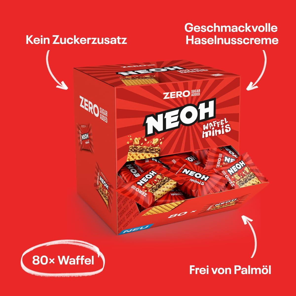 NEOH Low Carb Waffles - Hazelnut Chocolate No Added Sugar 80x11g ...