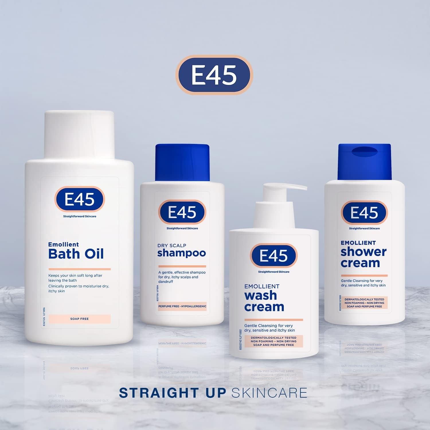 E45 Dermatological Dry Scalp Shampoo 200ml - Pro Vitamin B5 Hydrating ...