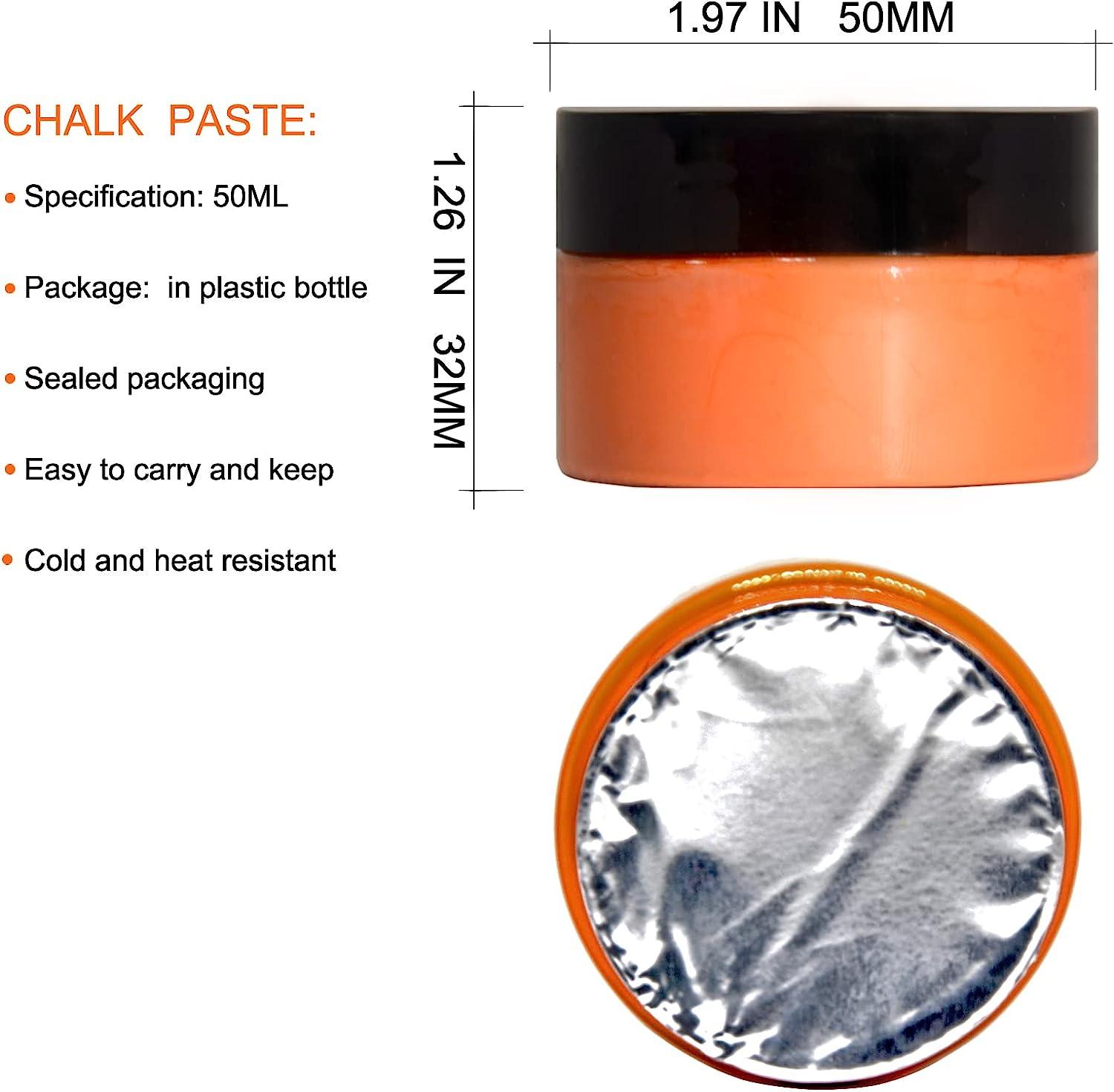 BOOLOOEN Chalk Paint Paste Screen Printing Ink Set - 12 Colors Jars ...