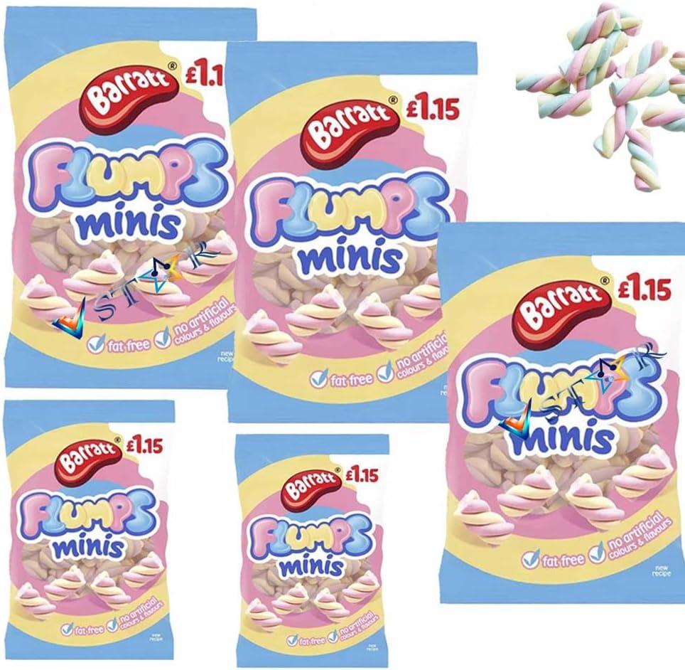5 x Flumps Minis Vanilla Flavour Fluffy Mallow Twist Bag 120g | Buy Now ...