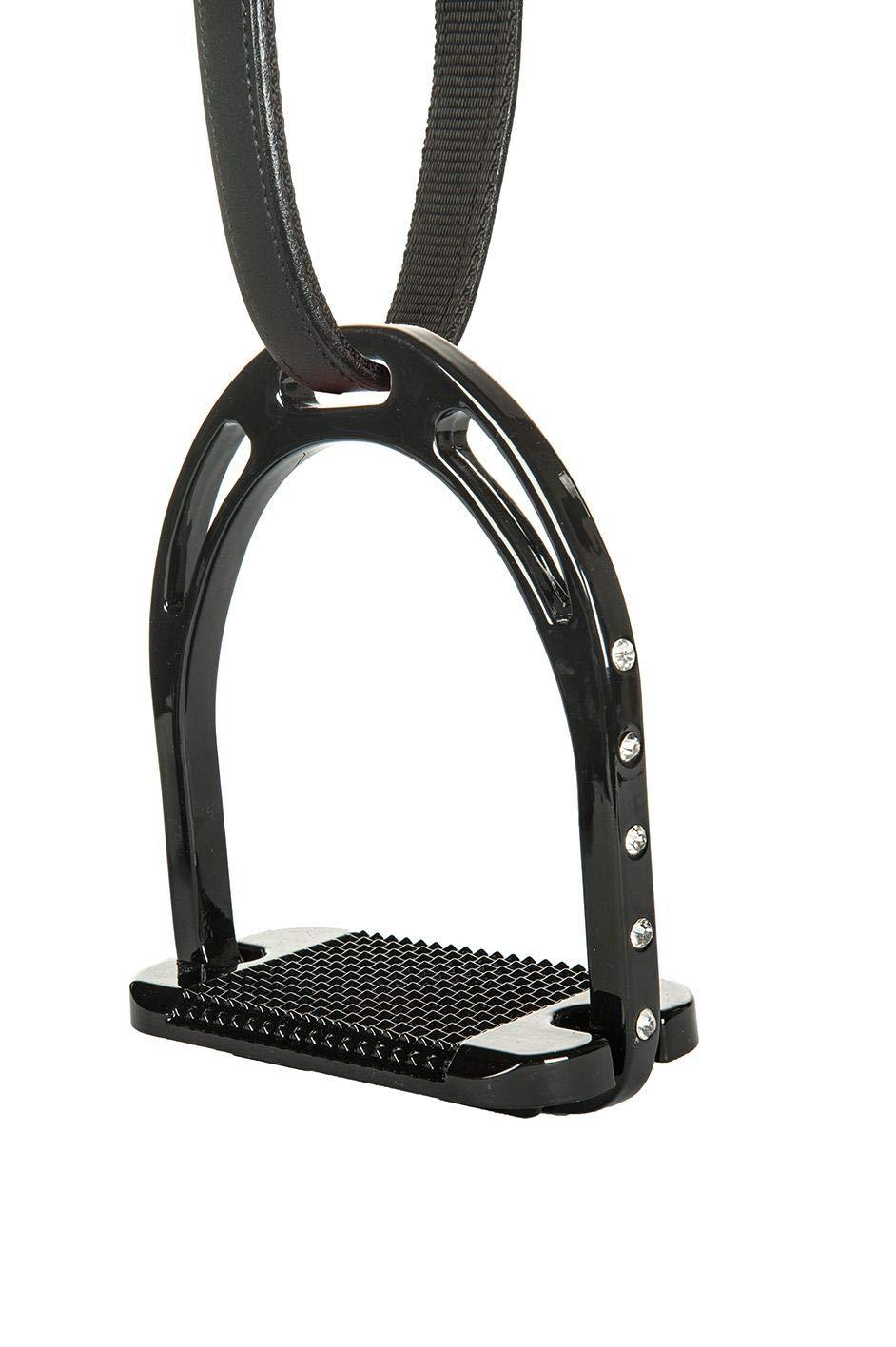 Buy HKM Glittering Black Stirrup - Premium Quality for Equestrian ...