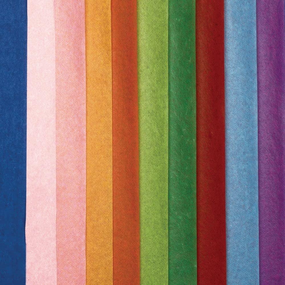 Colorations Bleeding Art Tissue - 50 Sheets - 12x18 - 20 Assorted ...