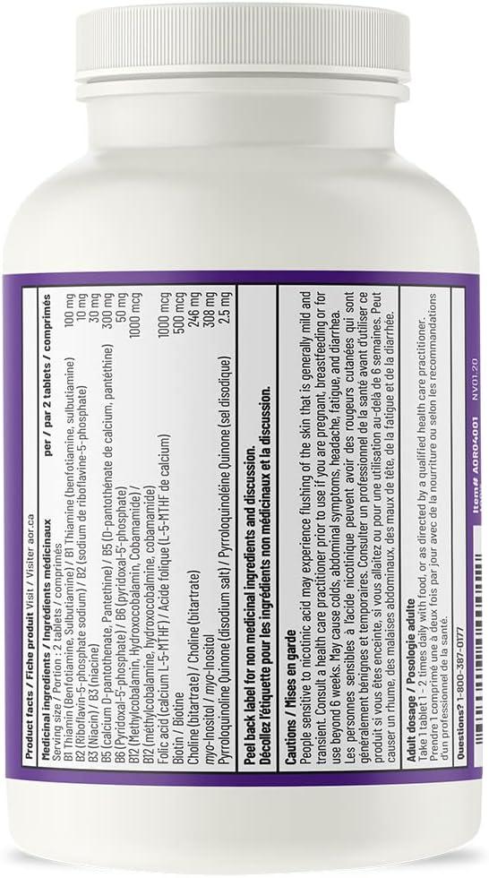 AOR Advanced B Complex Ultra 60 CT - Essential Vitamin Supplement for ...