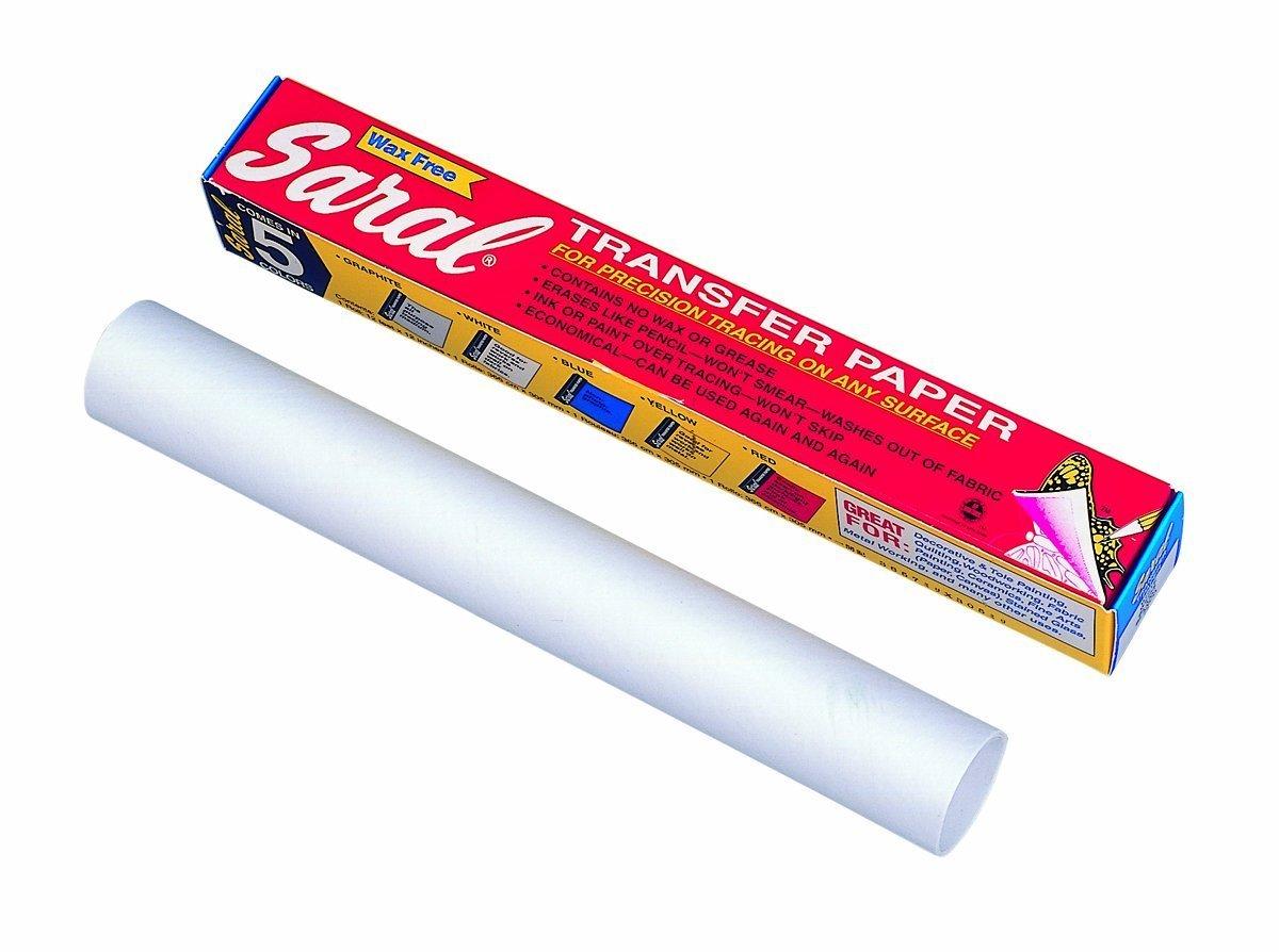 Saral Wax Free Transfer Paper - White - 12 x 12' Roll | Buy Now with ...