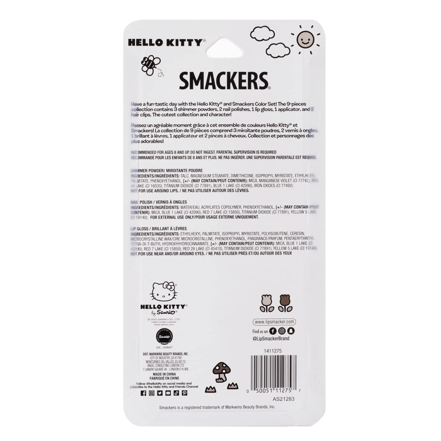 Hello Kitty Makeup Set for Kids - Sanrio Lip Smacker Color Collection 1 ...