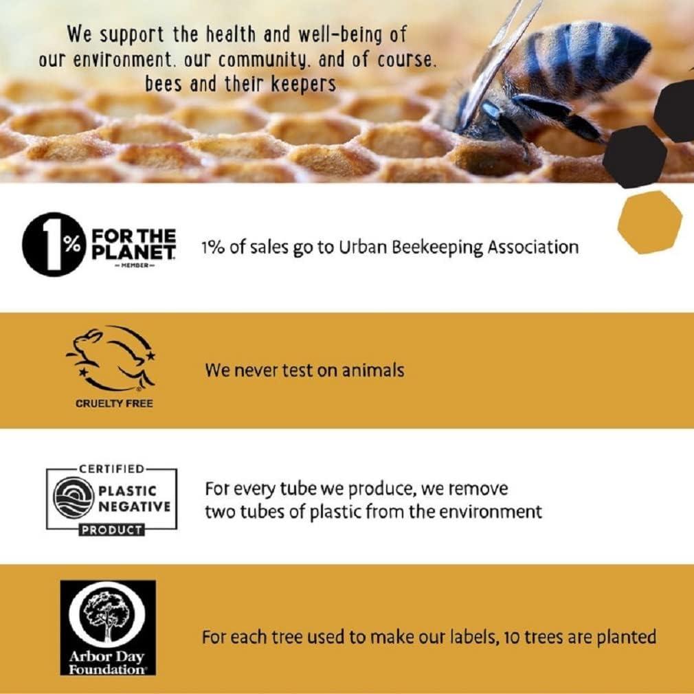 Portland Bee Balm Rose Garden Lip Balm - Handmade Beeswax Blend (3 Pack ...