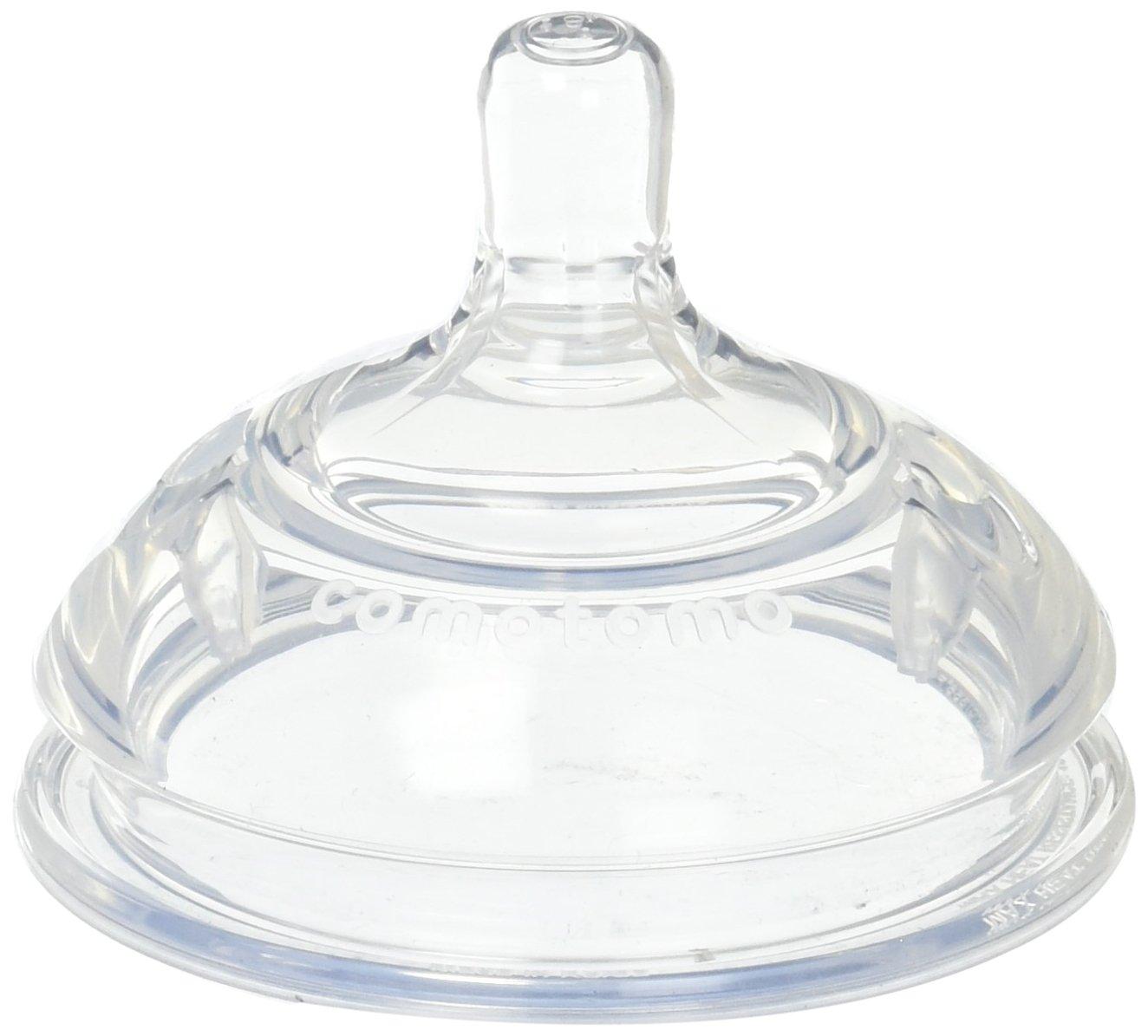 Comotomo Fast Flow Replacement Nipples - Set of 4 for Ages 6+ Months ...