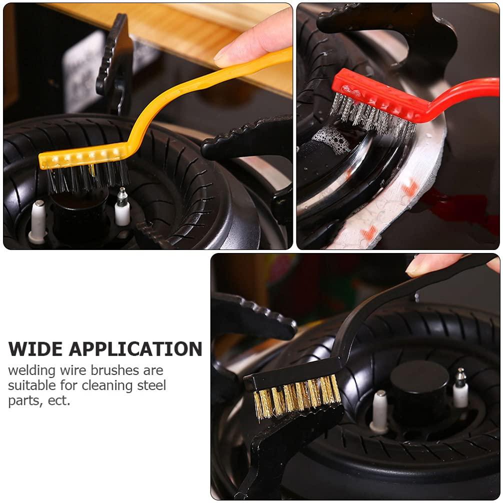 Iplusmile 3-St Rust Brush Set - Rustproof Steel & Copper Wire Detailing ...