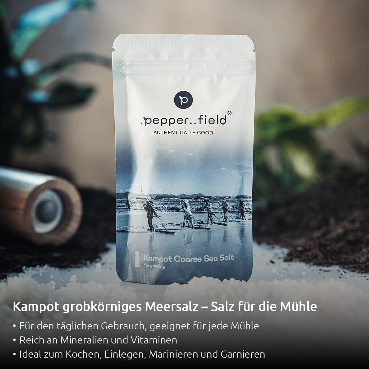 Pepperfield Kampot Sea Salt - 100% Natural Coarse Salt Beads Hand ...