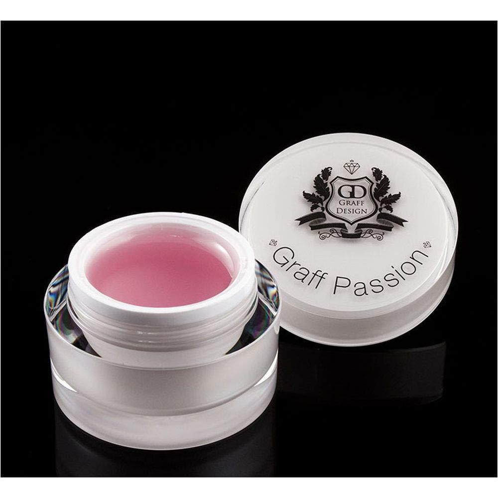 30ml UV Fibre Gel Clear Rose - Graff Passion Builder Gel for Strong ...