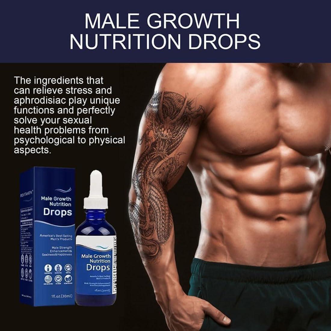 HONGBE Male Growth Nutrition Drops Men's Drops Mens Drops Blue ...